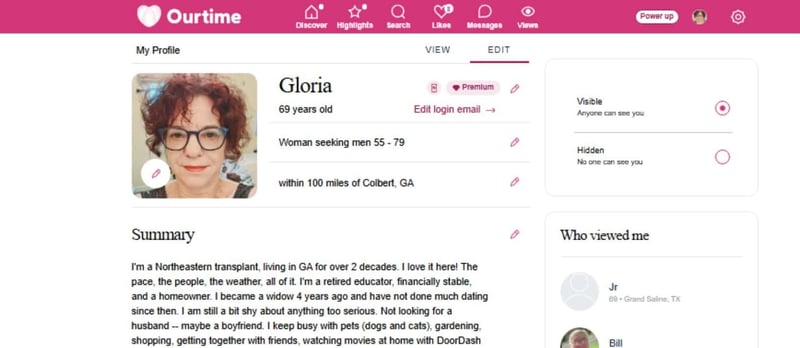 OurTime.com Review (2026) - I Met Decent Suitors