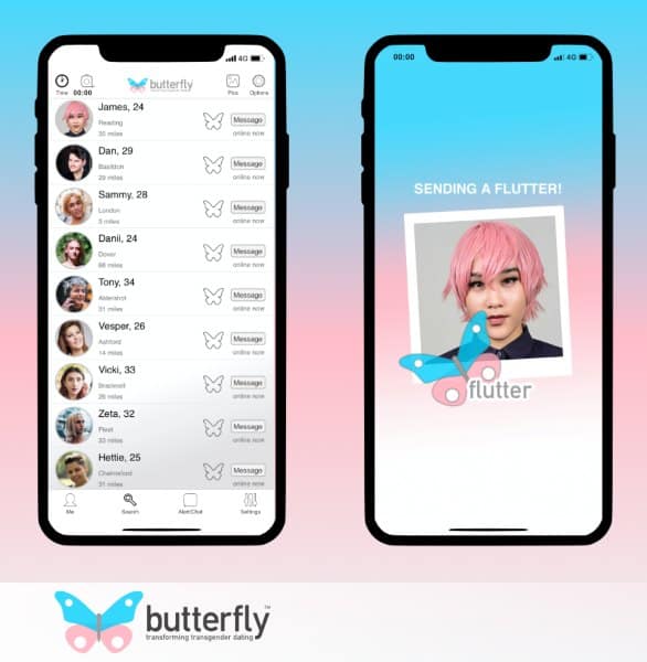 Butterfly™ is an Upstanding Transgender Dating App That Treats Its ...