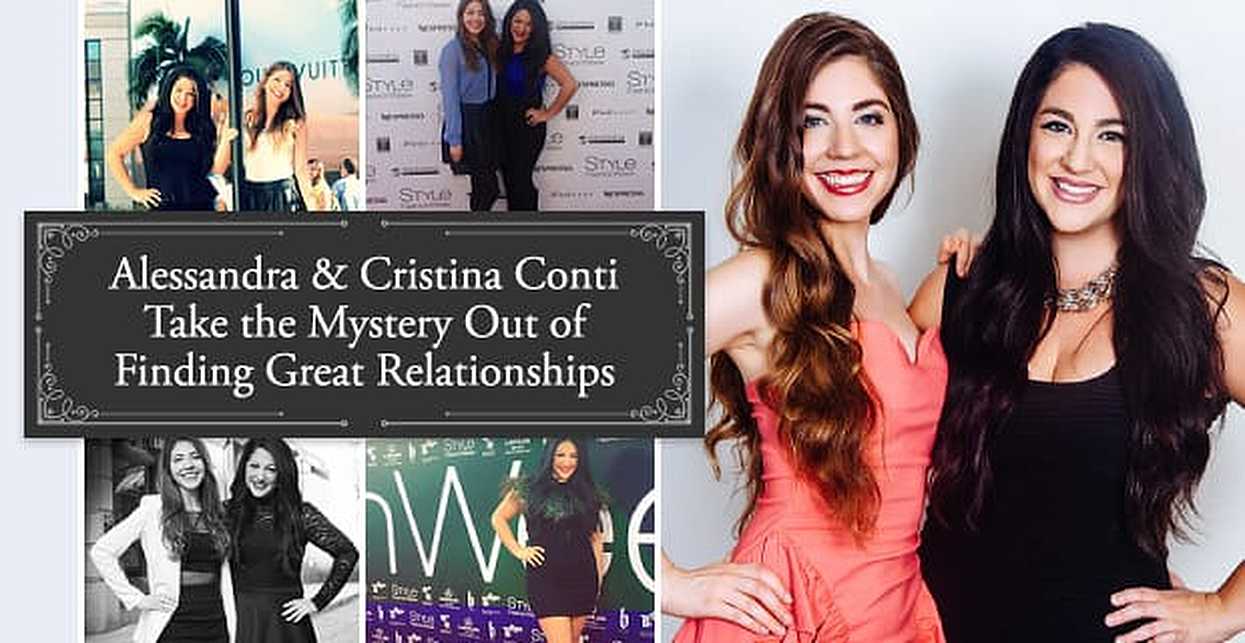 Celebrity Matchmakers & Dating Experts Alessandra & Cristina Conti Help ...