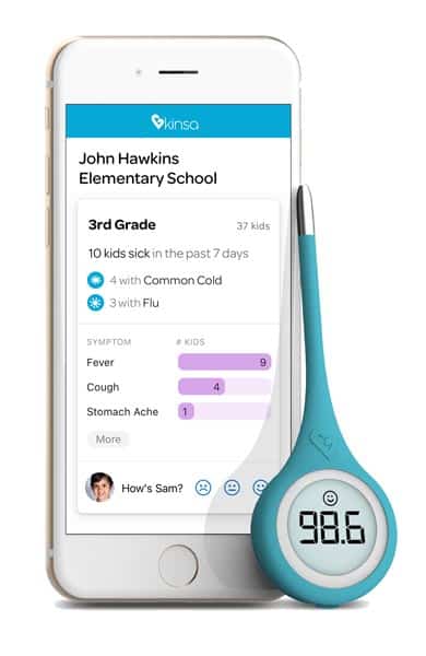 The Kinsa™ App Helps Curb the Spread of Illnesses by Giving Singles ...